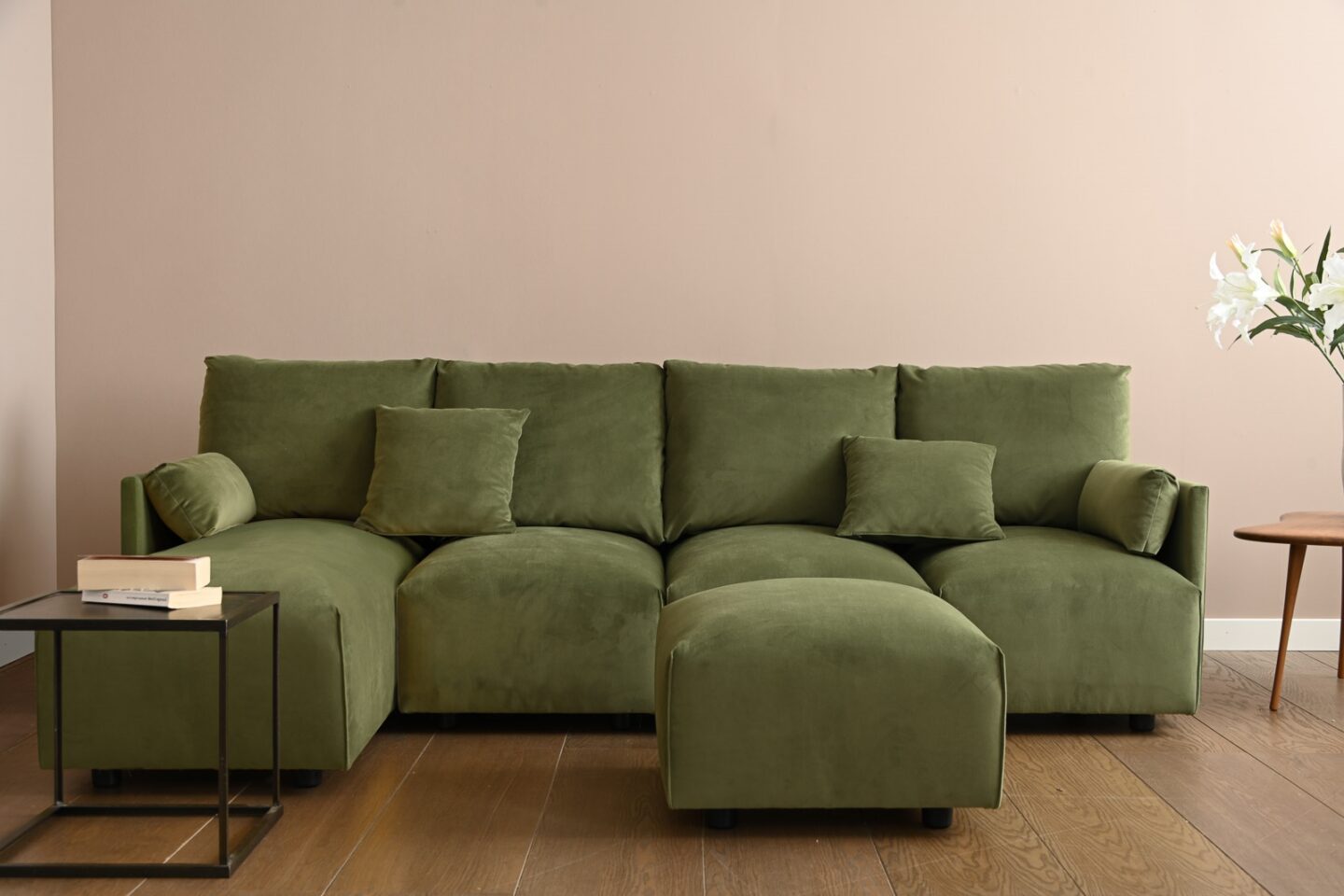 Large Left Chaise Sofa | Sectional Chaise Sofa | Chaise Sofa | Habbio